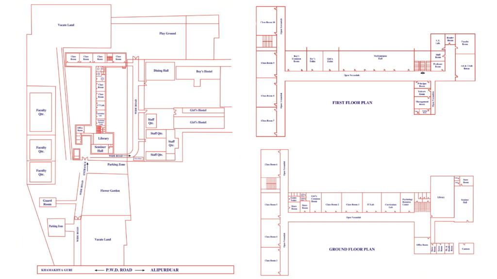 Campus Map & Layout – Eastern Dooars B.Ed Training College
